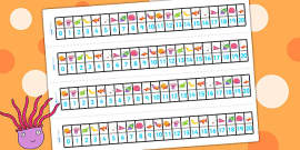 FREE! - Number Track 0-20 to Support Teaching on Titch