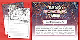 KS2 New Year, New You Writing Worksheet / Worksheet - Twinkl