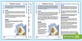Matthew Henson Word Mat (teacher made) - Twinkl