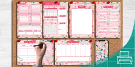 Weekly Activity Sheet - Primary Planning Resources