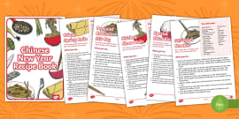 Chinese New Year Flashcards English/Mandarin Chinese/Pinyin