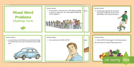 Problem Solving Key Words Display Poster (teacher made)