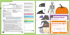 EYFS Natural Halloween Potion Adult Input Plan UtW Reception