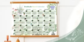 Botanical-Themed 2023 Wall Calendar Poster (teacher made)