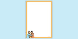 FREE! - Simple Blank My Family Page Border | Page Borders | Twinkl