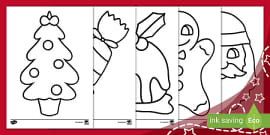 My First Christmas Colouring Pack (Teacher-Made) - Twinkl