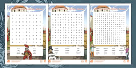 Hadrian's Wall Word Search (Hecho por educadores) - Twinkl