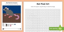 Mountain Pixel Art Template