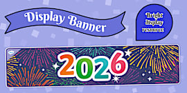 New Year Collage Craft Template | New Year Crafts