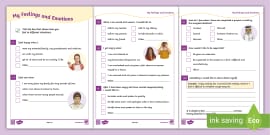 Emotion Detective Worksheet / Worksheet - Twinkl