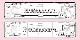 Notice Board Banner | Notices Display Banner | Twinkl