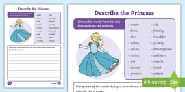 Design a Princess Cut and Stick Activity - Twinkl - KS1