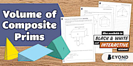 Volume of Prisms Lesson Pack