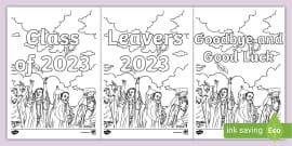 Good Luck! Colouring Page (l'enseignant a fait) - Twinkl