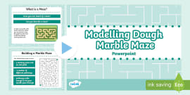 Design a Marble Maze Worksheet (teacher made) - Twinkl