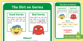 Pass the Germ, Bacteria Game for Handwashing | twinkl