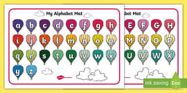 Uppercase Animal Alphabet Image Mat (teacher made)
