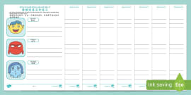 *Singapore Emotions and Feelings Matching Worksheet*