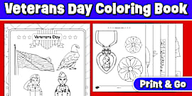 Thank You, Veteran Coloring Page | Twinkl