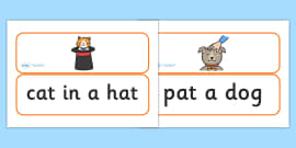 Phase 2 Sound Button Word Cards | Phonics | Twinkl