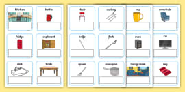 EAL Clothes Cards with English (teacher made)