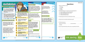 UKS2 Stephen Hawking Differentiated Reading Comprehension