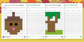 Acorn Addition up to 10 Matching Activity (teacher made)