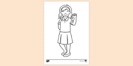 Arrow Pointing Up Colouring Sheet | Colouring Sheets