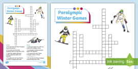 KS2 Paralympic Winter Games Word Search (teacher made)