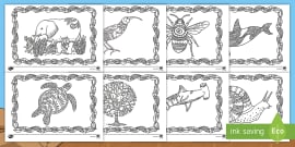 Editable Mindfulness Name Colouring Activity - Mindfulness