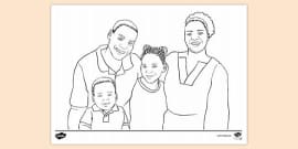 FREE! - Family Tree Colouring Page | Colouring Sheets | Twinkl