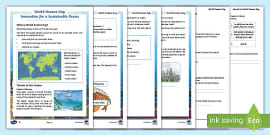 Oceans of the World Differentiated Reading Comprehension Activity