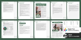 Autobiography KS2 Writing Frame - Features Word Mat - Twinkl