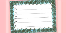 Anzac Day Ode of Remembrance Poem Display Poster - poems, poetry