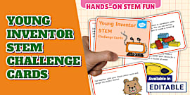 STEM Challenge Cards for Kids | Science Experiments