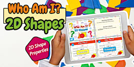 2D Shapes PowerPoint Quiz - Geometry KS1 Maths