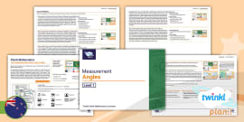 Level 1 Angles Supporting Activities Pack (teacher made)