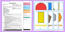 EYFS Lolly Stick Shape and Pattern Cards (teacher made)