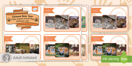 FREE! - Chinese New Year STEAM Play Ringed Challenge Cards