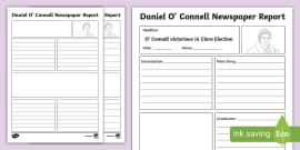 Daniel O'Connell (Mind Map Activity Sheets) - Twinkl