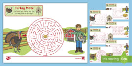 FREE! - Rugby Maze Activity Worksheets - Activity Sheets | Twinkl