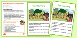 👉 EYFS Maths Problem-Solving Story Sharing Home Learning Task