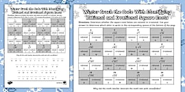 Eighth Grade Compare and Order Rational and Irrational Numbers Activity