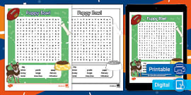 Puppy Bowl Bingo Cards | Games | Football | Twinkl