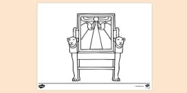 FREE! - Throne Room Colouring | Colouring Sheets - Twinkl