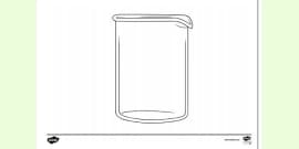 FREE! - Beaker With Liquid Colouring | Colouring Sheets