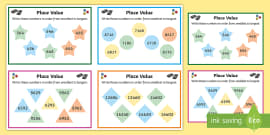 Place Value Arrow Cards - Fifth Class Maths (teacher made)