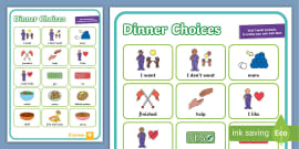 Twinkl Symbols: Breakfast Choices AAC Mat (Teacher-Made)