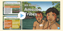 The Tribes of the Rainforest Fact File Worksheet