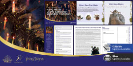 FREE! - Harry Potter Set Design Activity Sheet - Twinkl
